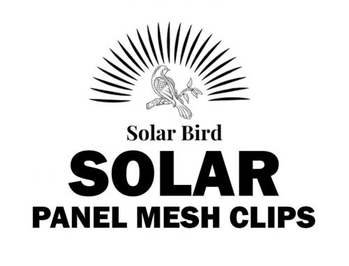 Solar Panel Wire Mesh Clips- SOLARBIRD - CO.UK - Solar Bird Ltd.