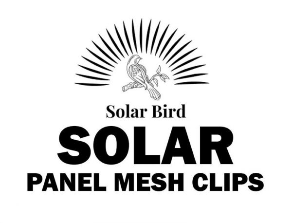 Solar Panel Wire Mesh Clips- SOLARBIRD - CO.UK - Solar Bird Ltd.