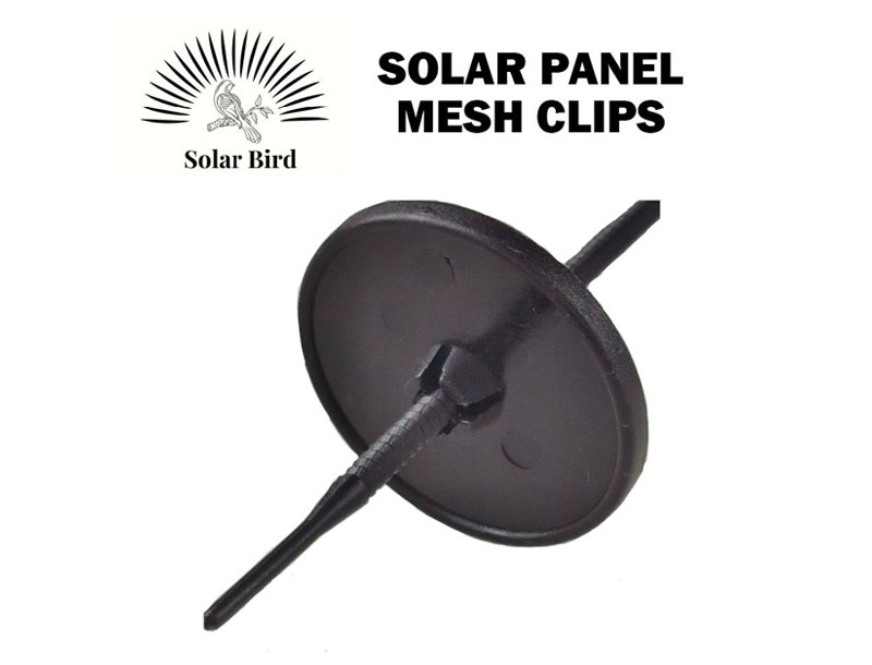Solar Panel Mesh Clips - Solar Bird Ltd.