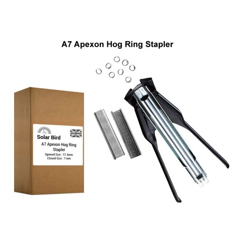 A7 Apexon Hog Ring Stapler - Solar Bird Ltd.