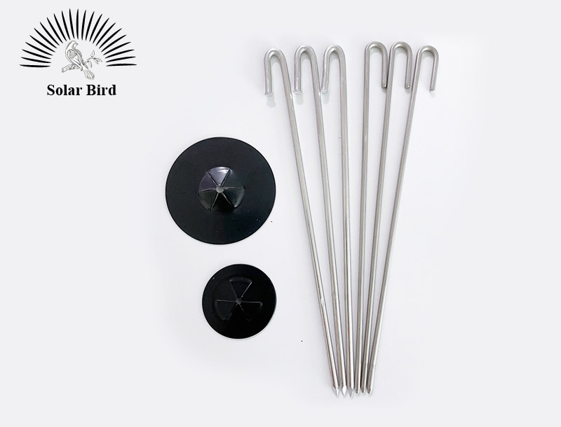 Solar Panel Bird Control Fastener J Hook Aluminium Steel Clips - Solar ...