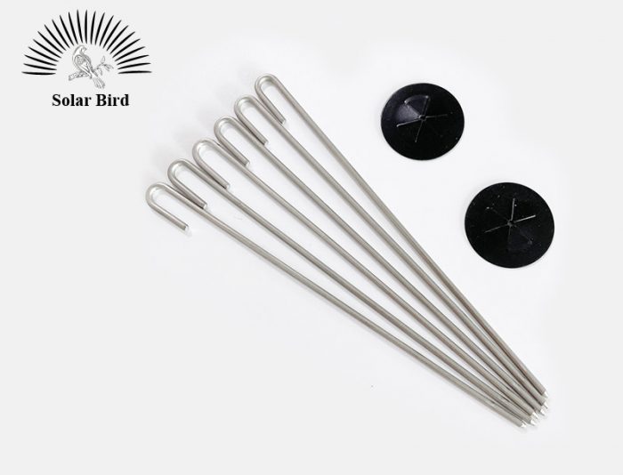 Solar Panel Bird Control Fastener J Hook Aluminium Steel Clips - Solar ...