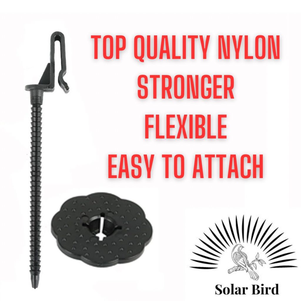 Solar Panel Wire Mesh Clips- SOLARBIRD - CO.UK - Solar Bird Ltd.